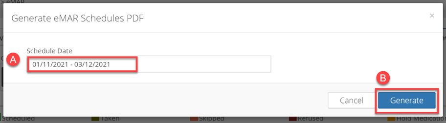 eMAR (Electronic Medication Administration Record)