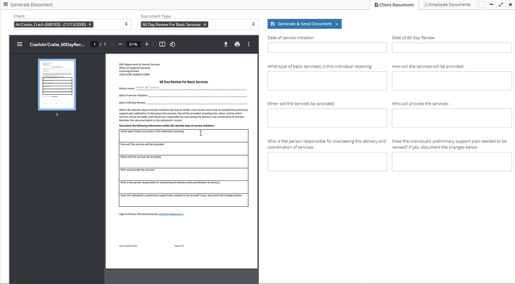Generating Digitalized Documents