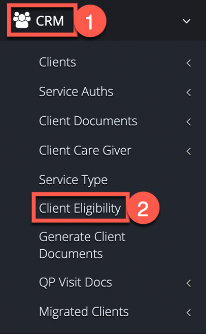 Client Eligibility