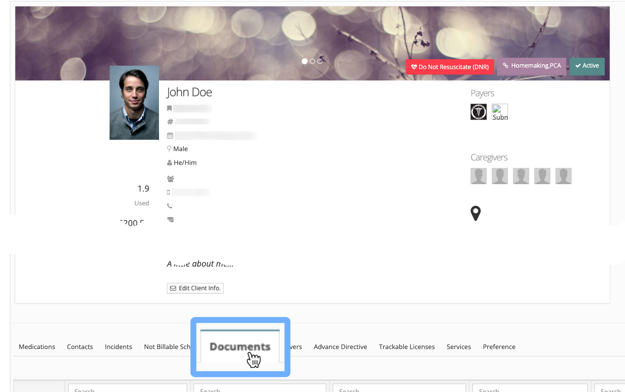 View and Manage Client Documents in the Web Portal